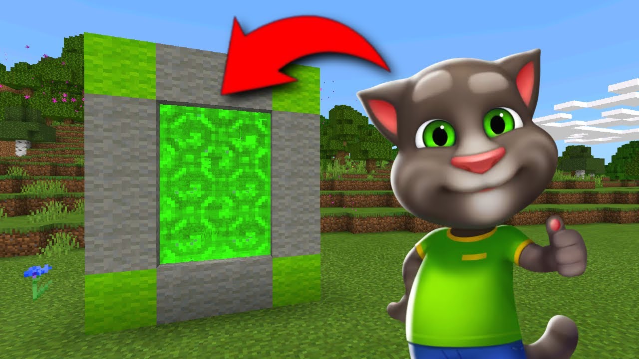 How To Make A Portal To The Talking Tom Dimension in Minecraft!!! - YouTube