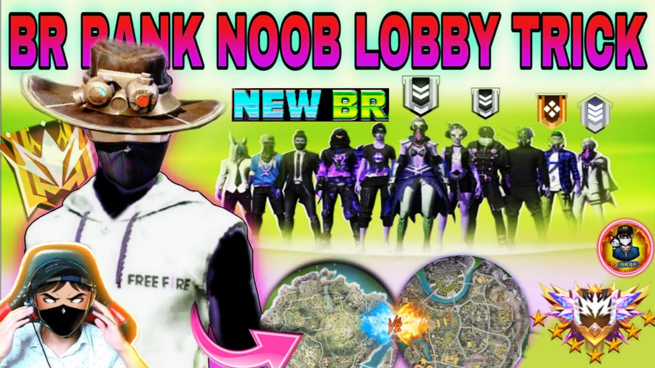 Br Rank Noob Lobby Trick 💯😎|| ( SEASON 44 ) DAY 1 Trick { Must Watch ...