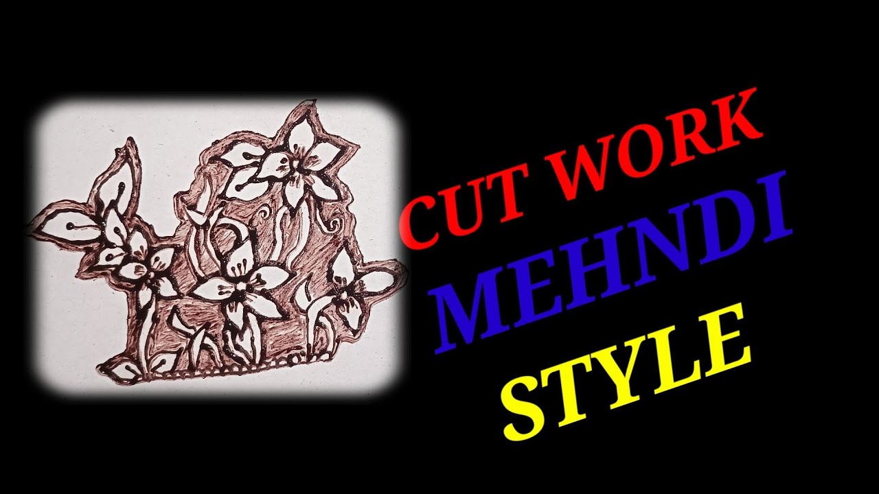 Cut Work Bareek Mehndi Design || EidEasy Mehndi Art || Simple And ...