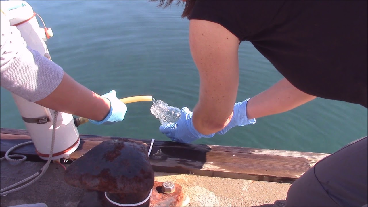 Water sample for DOC - YouTube