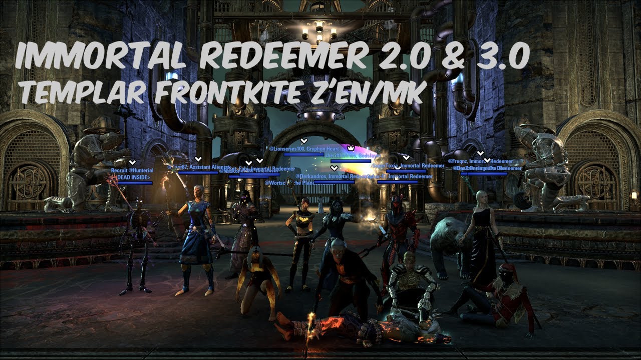 [ESO] vAS+2 Immortal Redeemer 2.0 & 3.0 | (116061 - 3:50 FT & 116171 ...