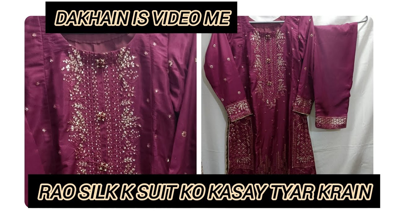 Stylish silk Dresses||raw silk||short silk Dresses designs end ...