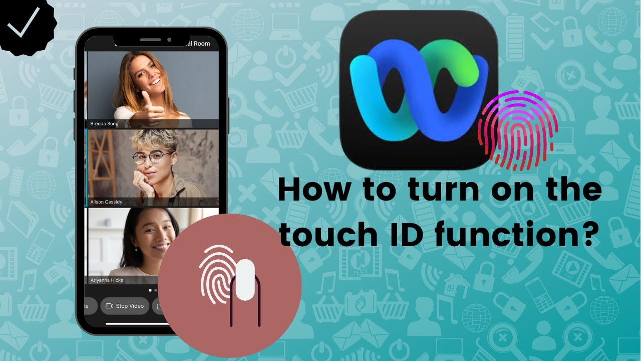 How to turn on the touch ID function on Webex Meet? - YouTube