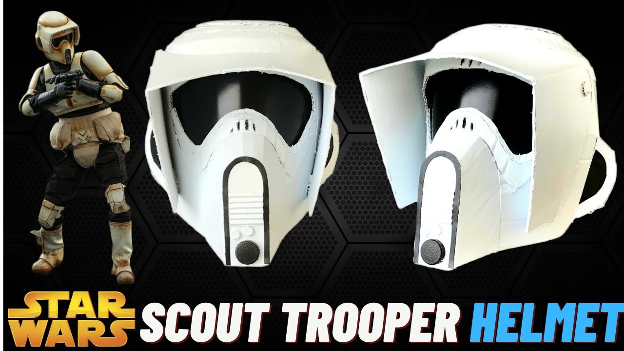 How To Make Scout Trooper Helmet Out Of Cardboard Star Wars Scout How To Make Scout Trooper Helmet Out Of Cardboard Star Wars Scout