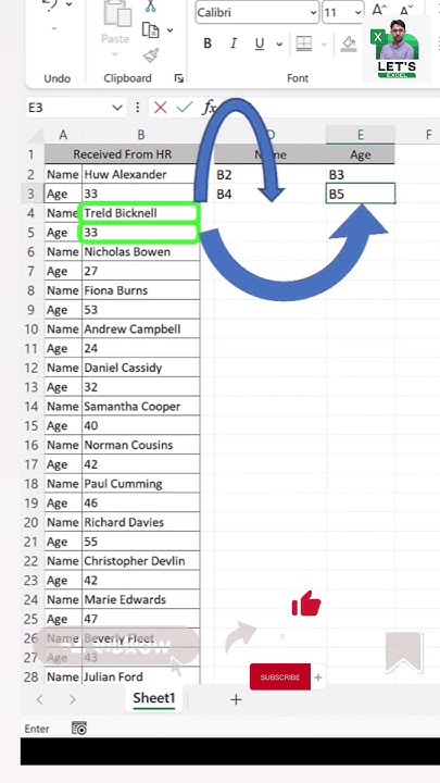 MS Excel Shortcuts | Clean Messy Data - YouTube