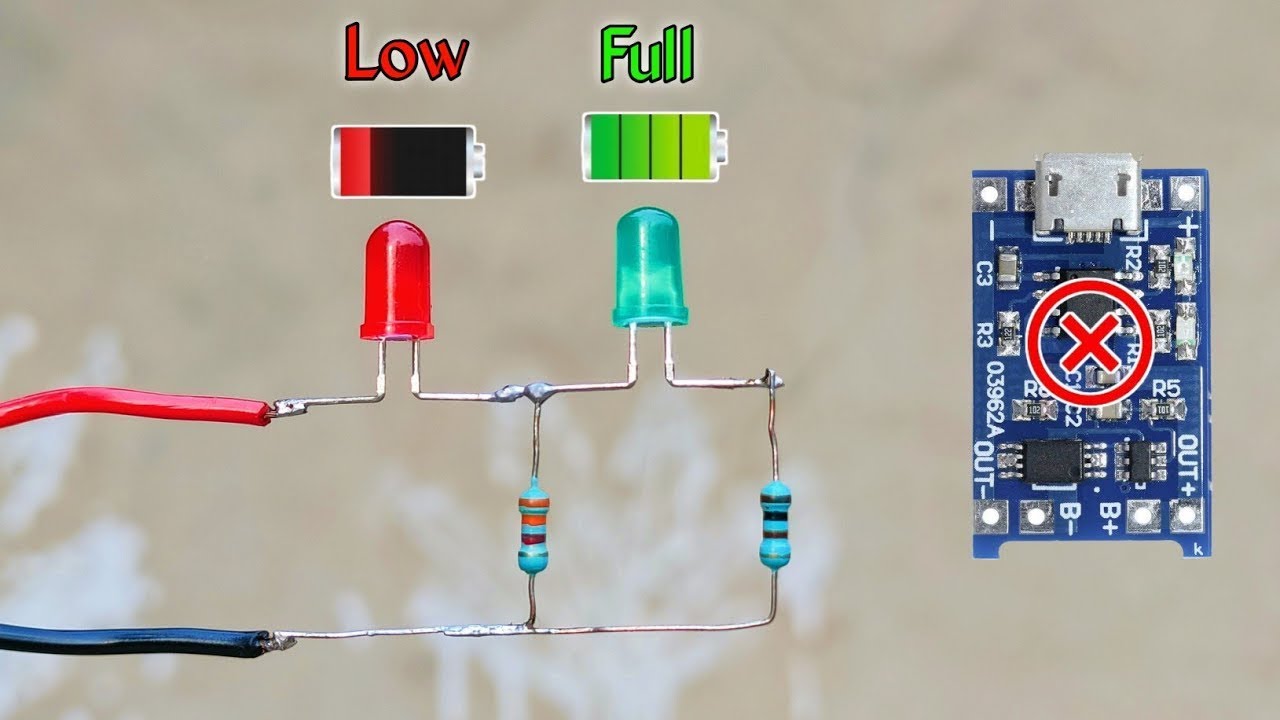 Battery Level Indicator / Battery Full Charge Indicator / 3.7 Volt ...