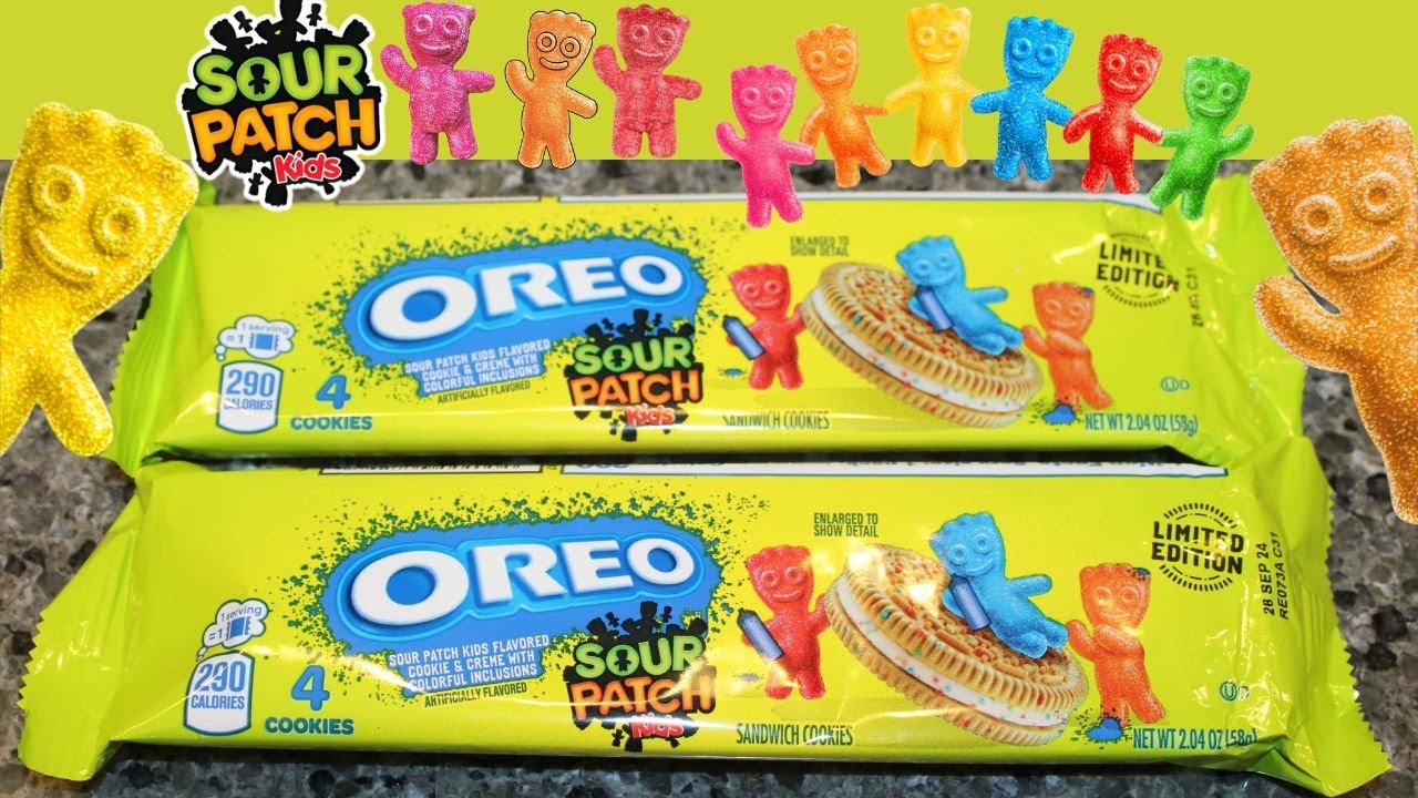 Sour Patch Kids Limited Edition Oreo Cookie Review - YouTube