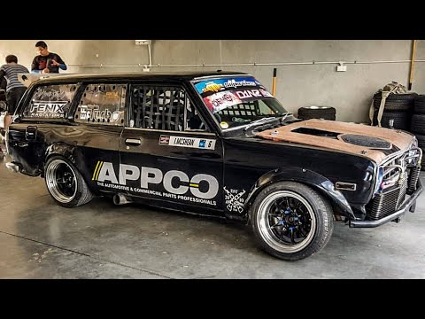 13b Rotary Datsun 1200 Wagon Drifting