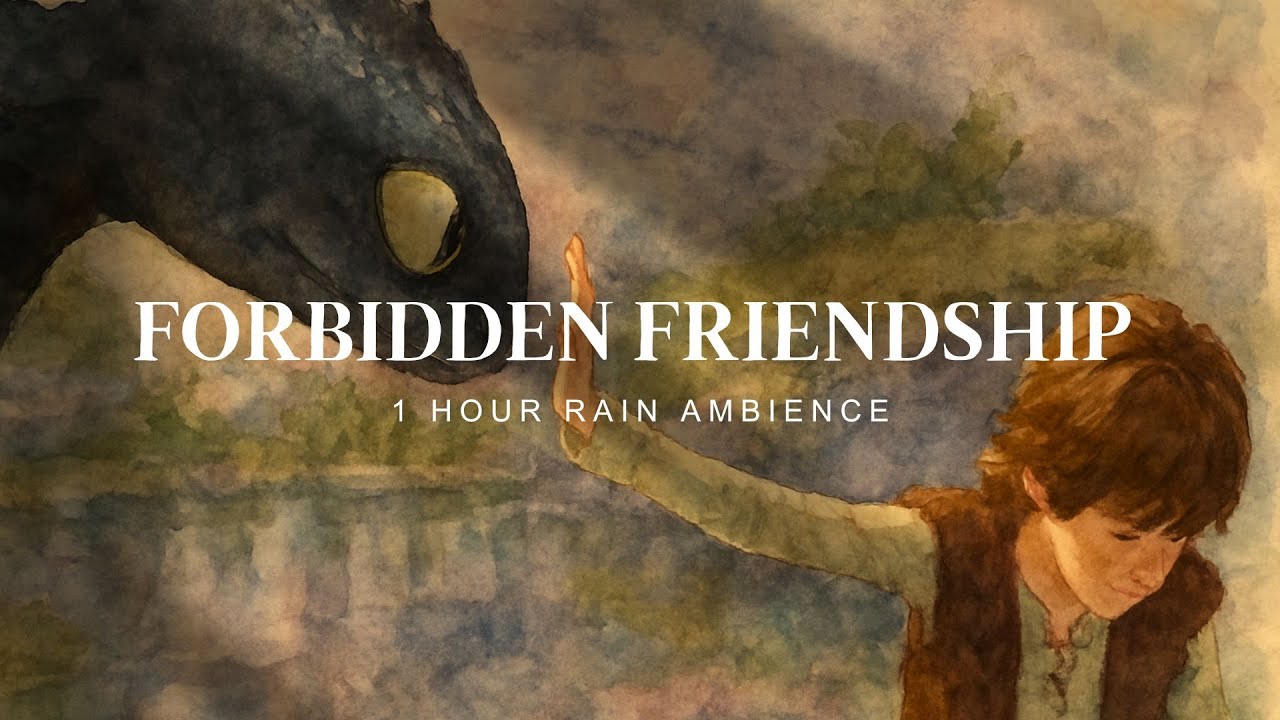 Forbidden Friendship – 1 Hour Rain Ambience | How To Train Your Dragon ...