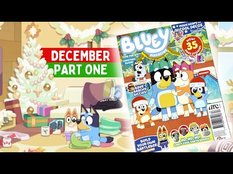 BLUEY Magazine - December 2022 Issue Part 1 🎄🎅🏻 | Bluey Books & Crafts ...