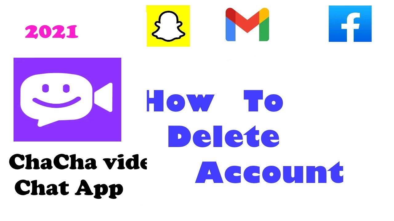 chacha app delete account | chacha video chat app delete account - YouTube