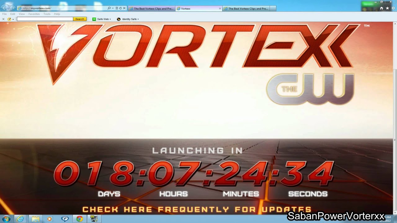 Saban Vortexx Live Countdown - YouTube