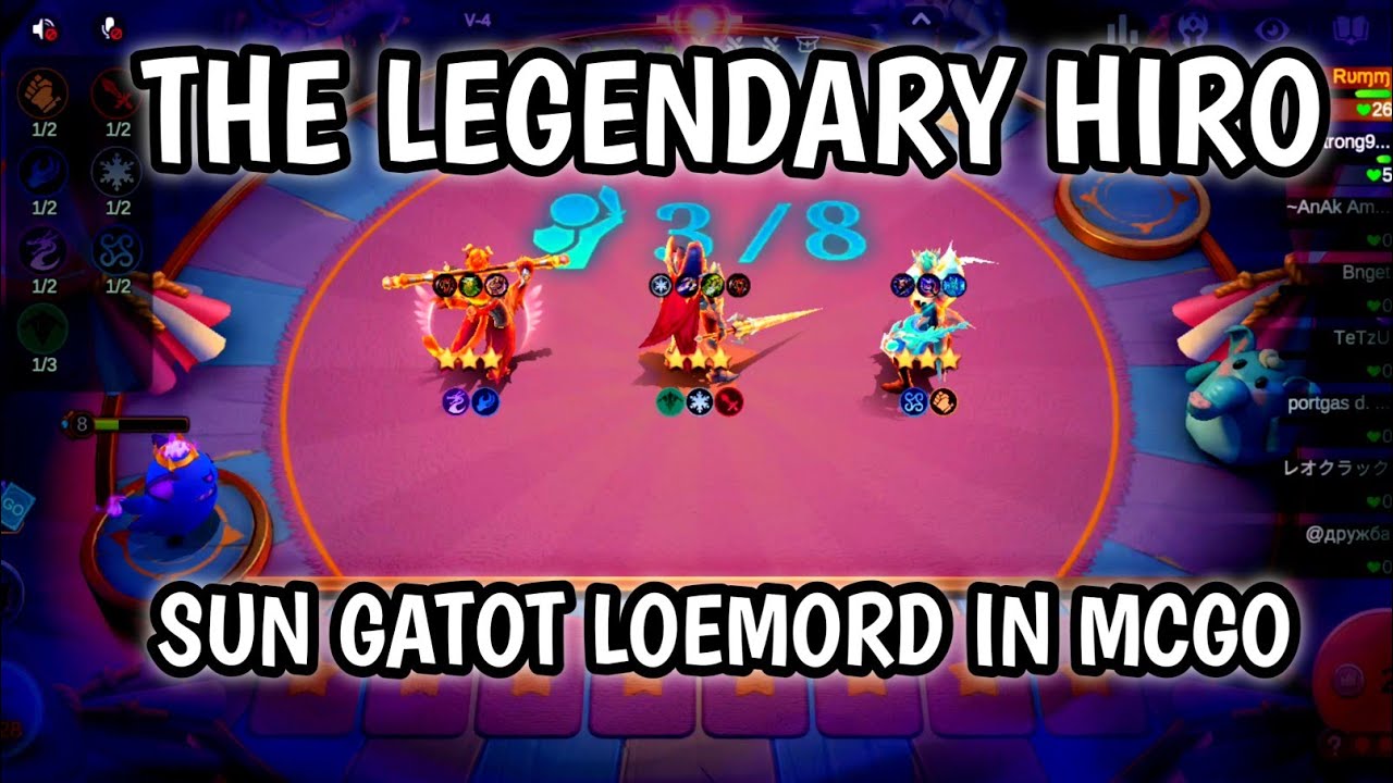 DEMEG BRUTAL TRIO LEGENDARI HIROES IN MCGO. #magicchess - YouTube