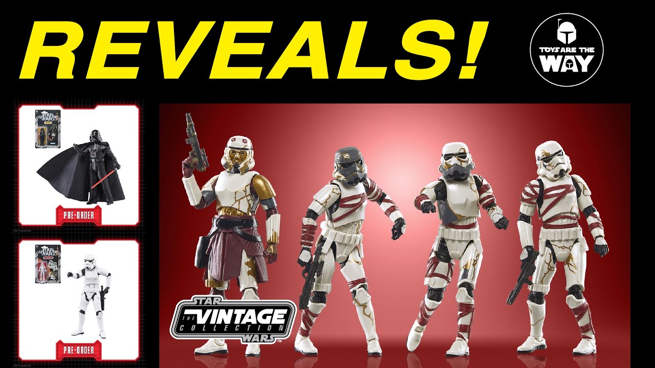 Star Wars The Vintage Collection Night Trooper 4-Pack, Darth Vader and ...