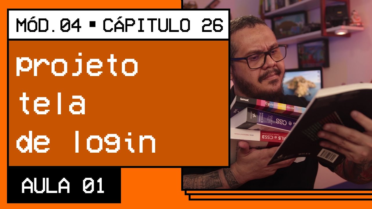 Tela de login responsiva só com HTML e CSS - @Curso em Vídeo HTML5 e ...