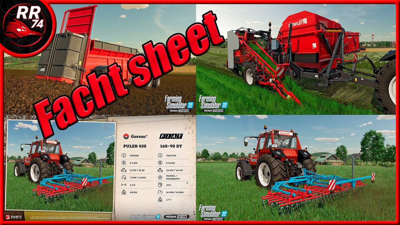 Fs 22 Premium Expansion Friday facht sheet EP 1 #fs22premiumexpansion ...