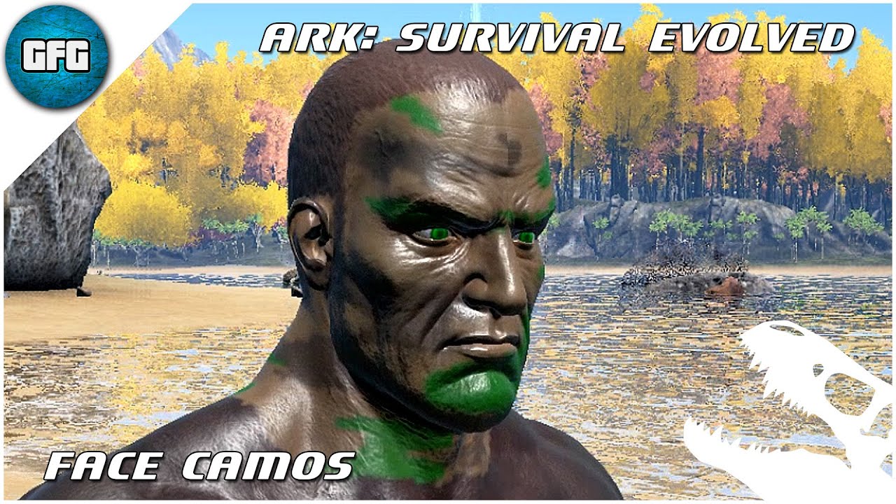 Ark Survival Evolved - 3 camo face paints (male/female) - YouTube