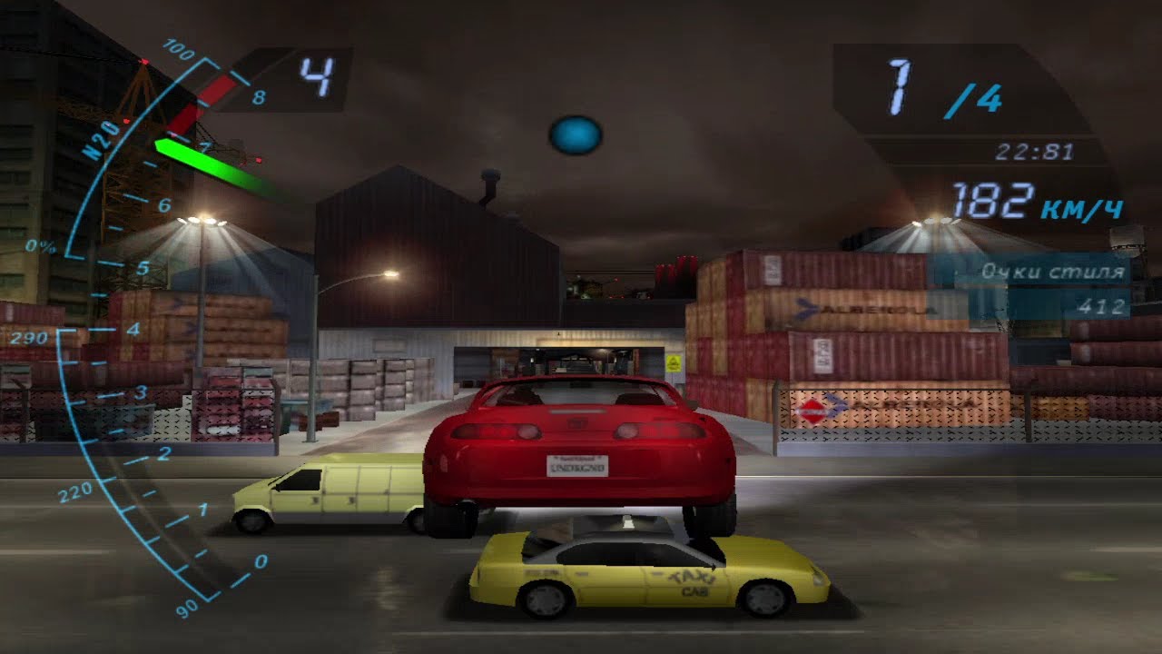 120) NFS Underground Drag Racing Supra VS Coupe VS MX-5 VS Lancer Драг ...