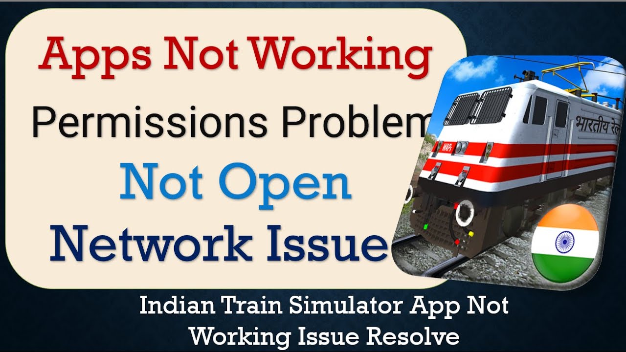 How To Fix Indian Train Simulator App not working | Not Open | Space ...