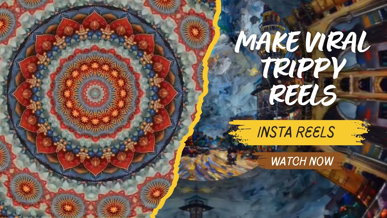 How to make viral trippy reels in Instagram - YouTube