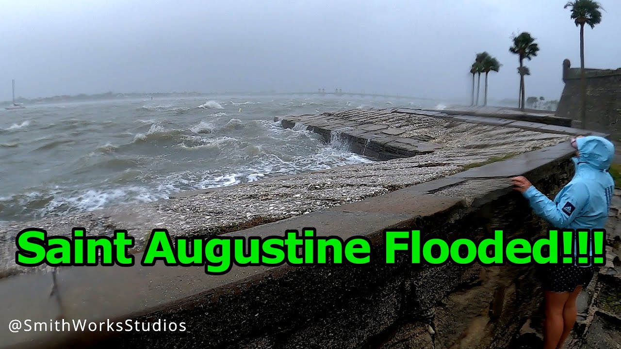 Hurricane Ian Flooded Saint Augustine. High Tide Video: Short Version - YouTube