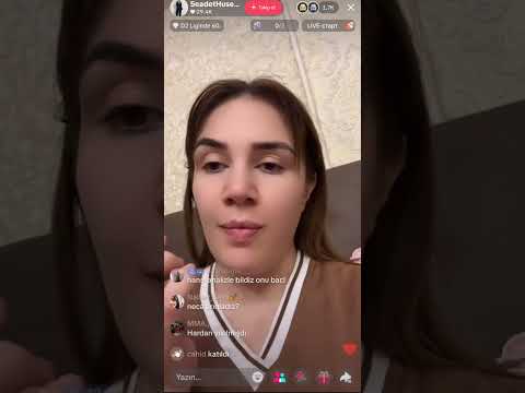 Səadət Hüseynzadə TikTok canlı yayını 
