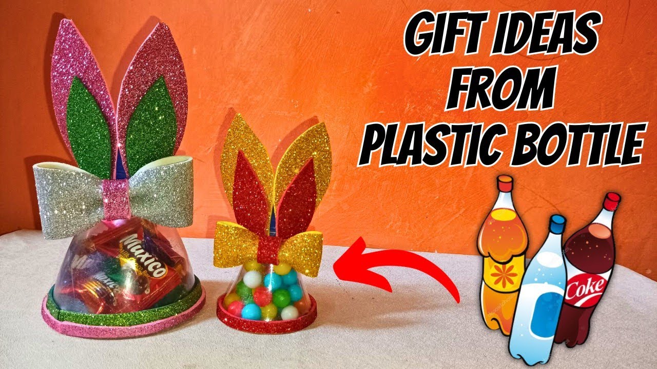 Gift Ideas From Waste Plastic Bottle | Chocolate day special craft ...
