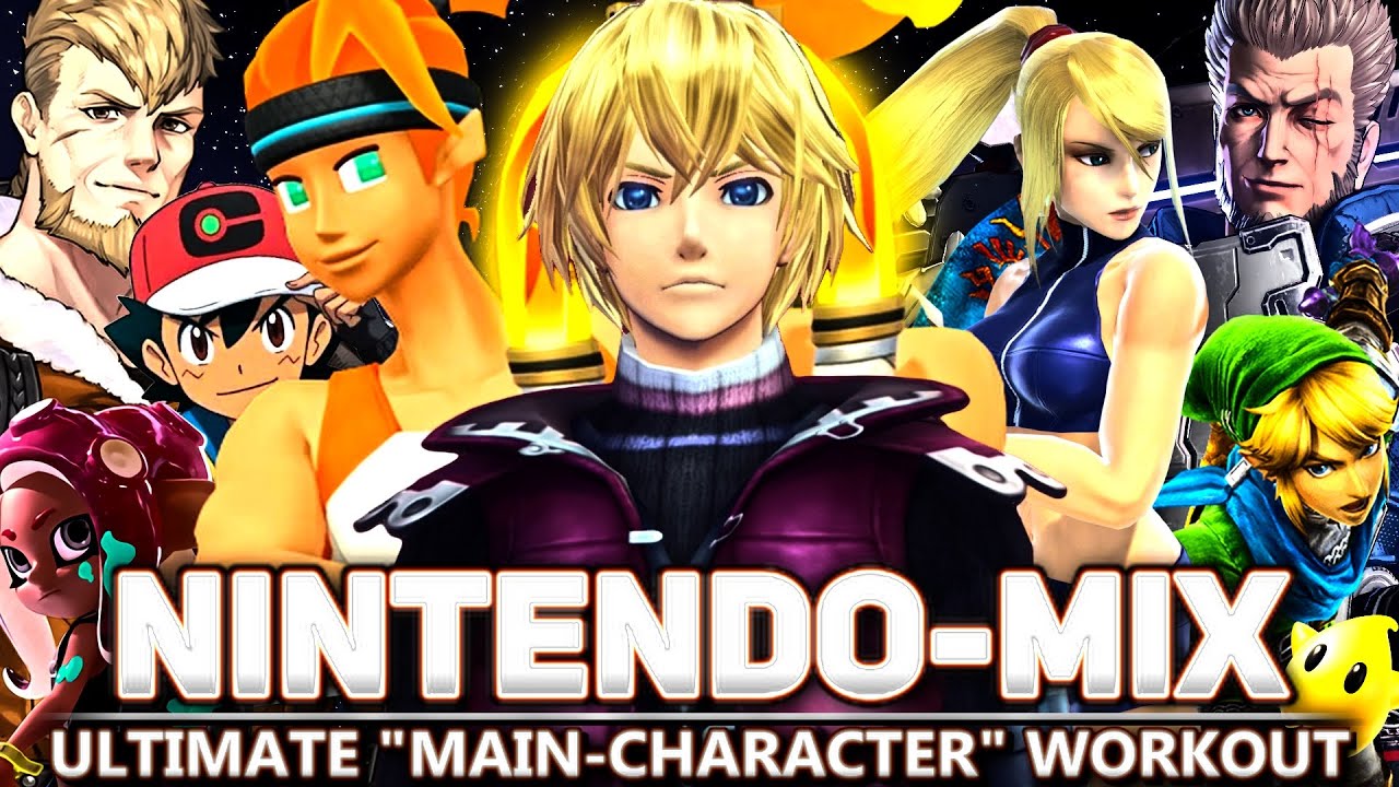 Ultimate NINTENDO Music Mix - MAIN CHARACTER Workout (Xenoblade, Zelda ...