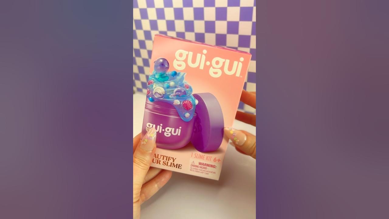 Gui Gui Slime Unboxed — So Satisfying! #guigui #slimeasmr #asmrunboxing ...