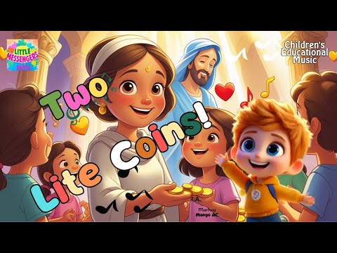 The Widow’s Two Little Coins 🪙 | Christian Kids Song | Bible Story for ...