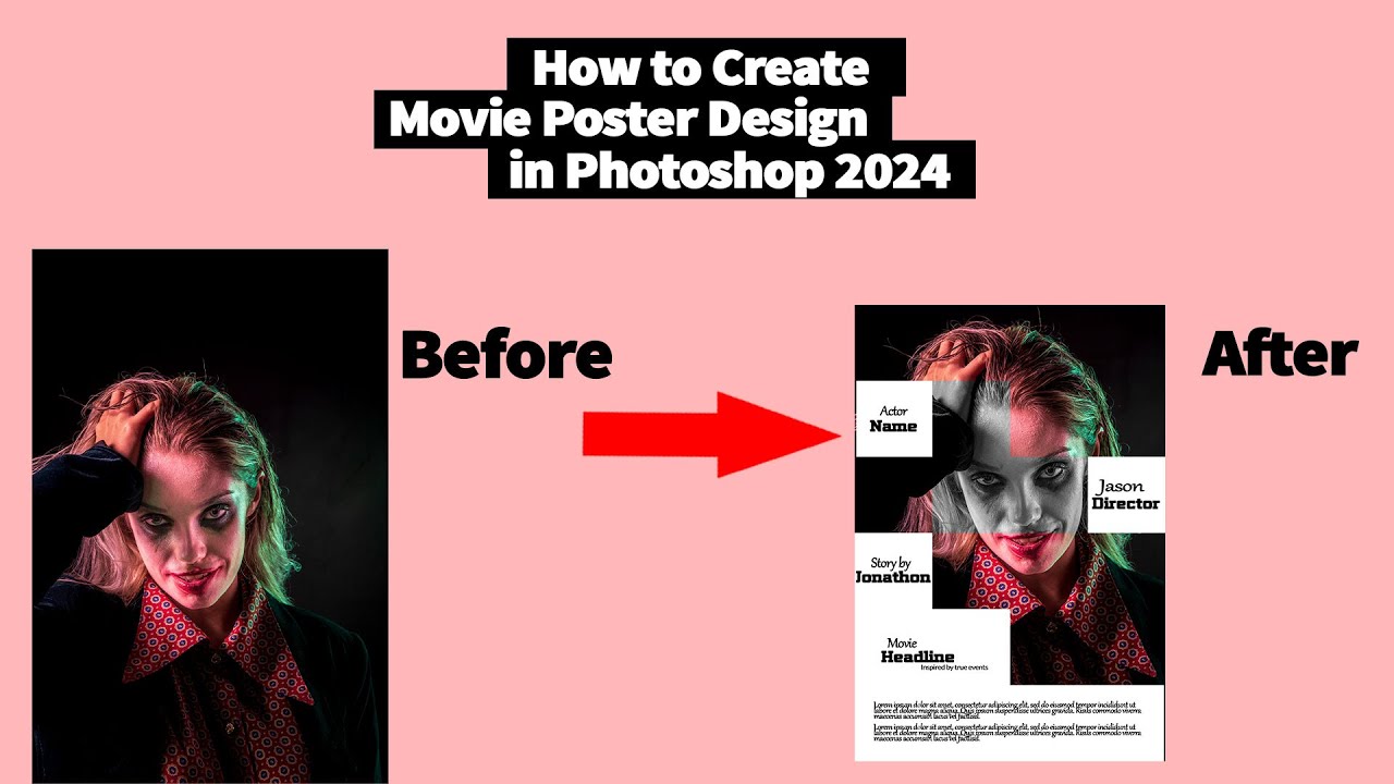 How to Create Movie Poster Design in Photoshop 2025 - YouTube