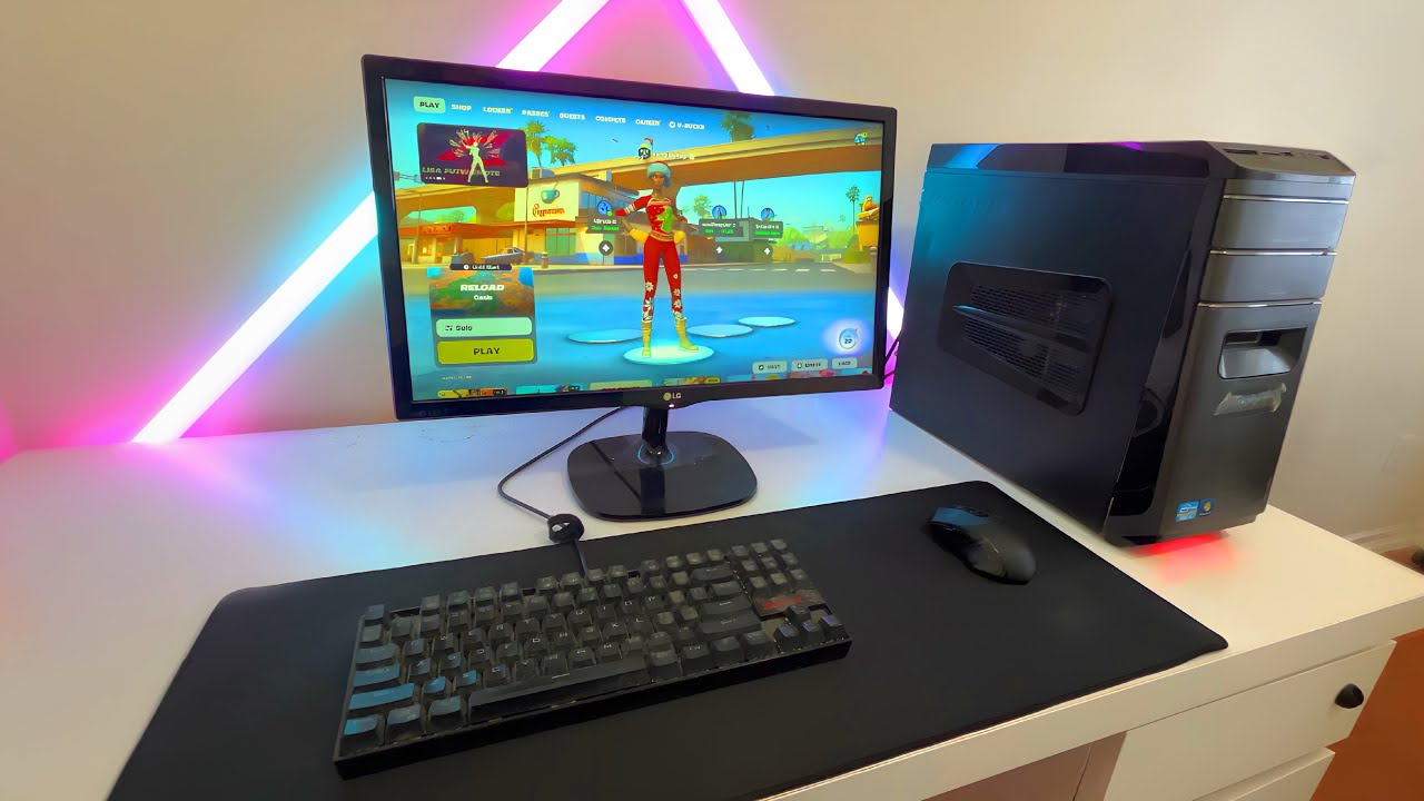 I Built A Gaming Setup With Only $0... - YouTube