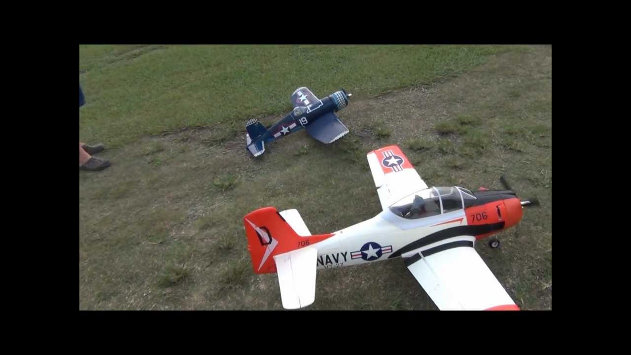rc plane drag race and wrecks! - YouTube