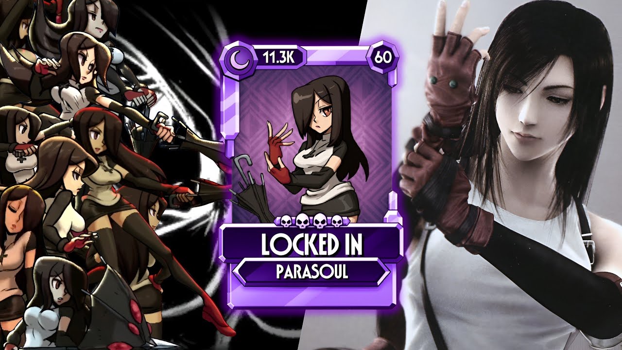 [Skullgirls Mobile] PARASOUL - LOCKED IN Gameplay (6.5) - YouTube