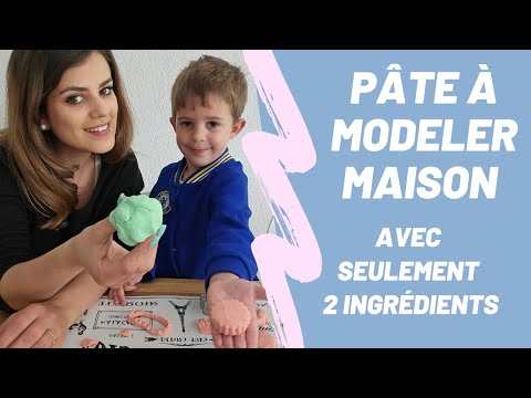 DIY Pâte à modeler maison facile avec seulement 2 ingrédients! - YouTube
