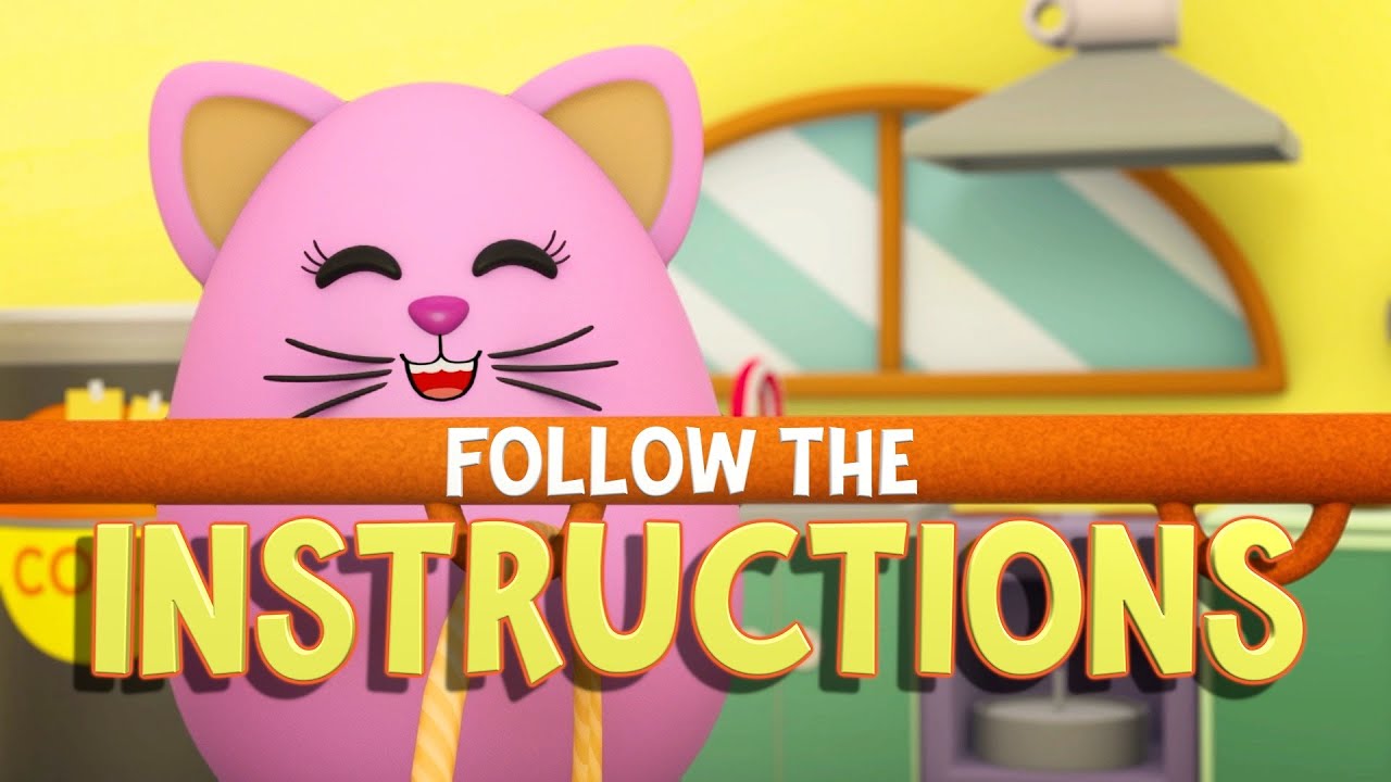 Follow the Instructions | Easy Learning | The Eggies - YouTube