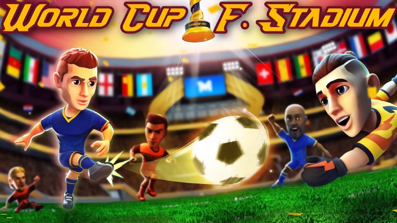 Mini Football - First match in the World Cup Stadium 🏟 - YouTube