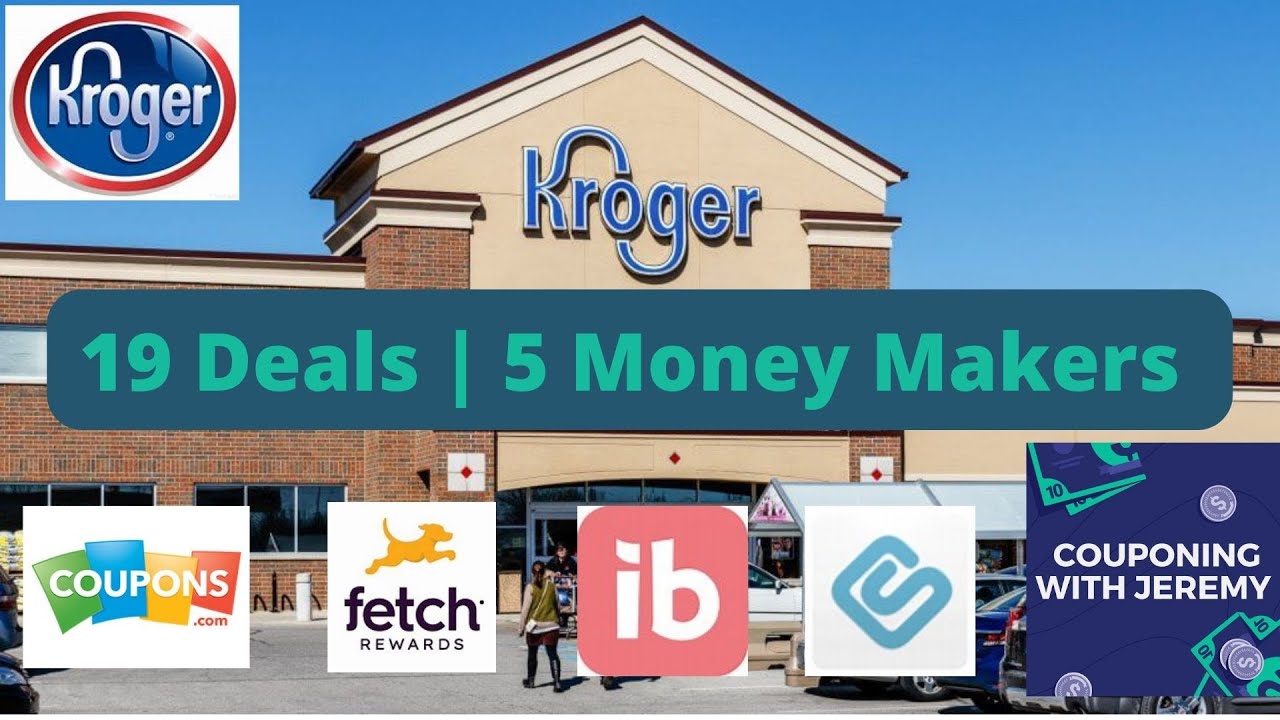 Awesome Kroger Savings | 19 Deals | 5 Money Makers - YouTube