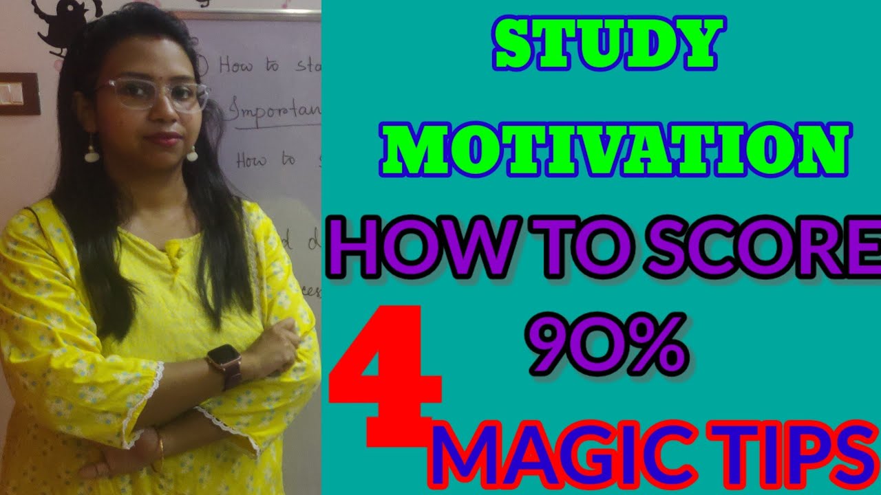 #STUDY MOTIVATION#4 TIPS#SCORE 90% - YouTube