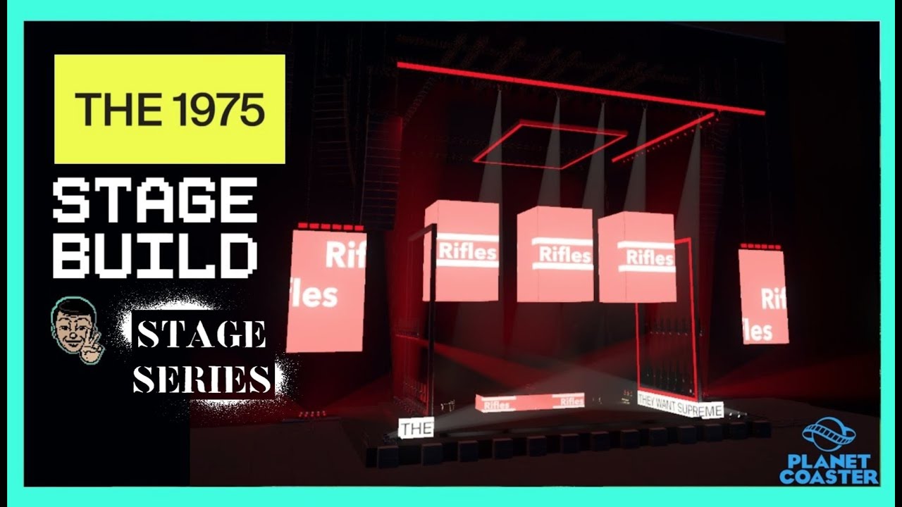 THE 1975 STAGE! Planet Coaster STAGE SERIES - YouTube