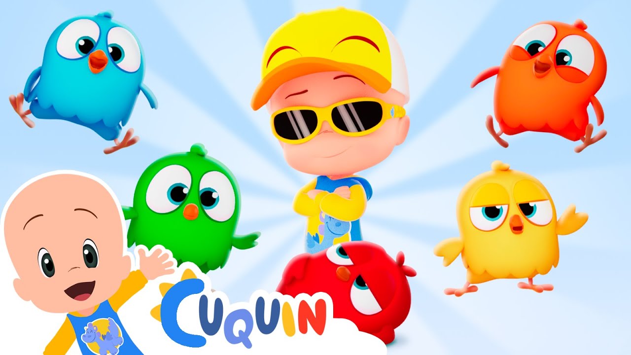 Little Yellow Chick | Cleo and Cuquin Nursery Rhymes - YouTube