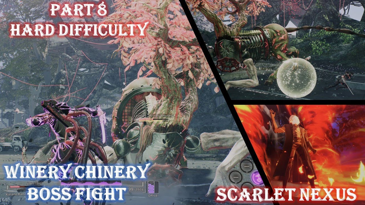 Scarlet Nexus - Winery Chinery Boss Hard Difficulty - Part 8 Full ...