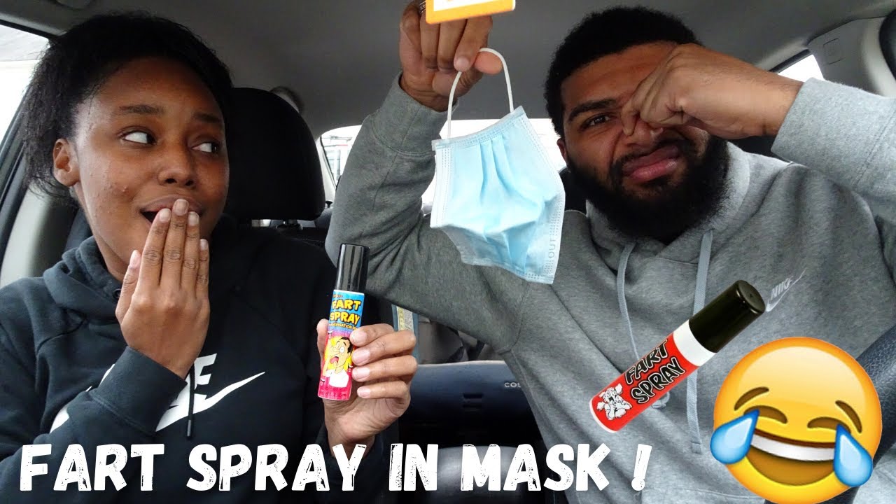 I Sprayed FART SPRAY In My BOYFRIEND'S MASK! *Hilarious Reaction* - YouTube