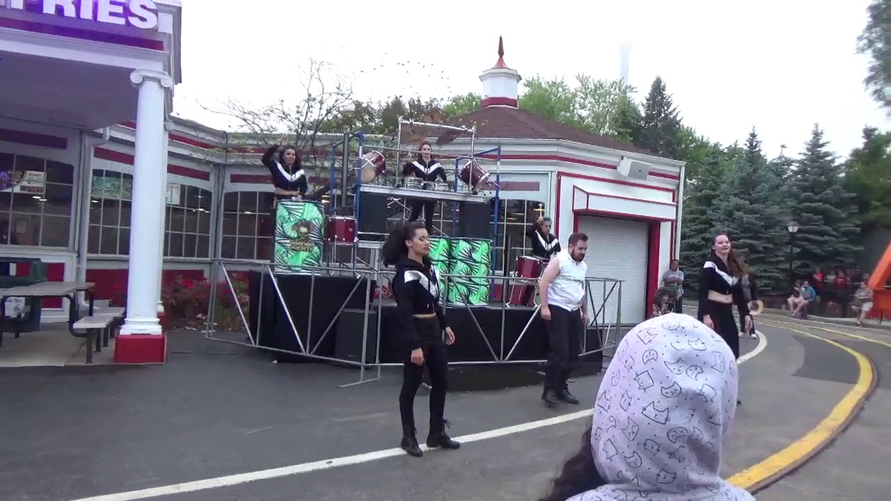 Drum/Dance Number- Voodoo Nights Six Flags Great America 2018 - YouTube