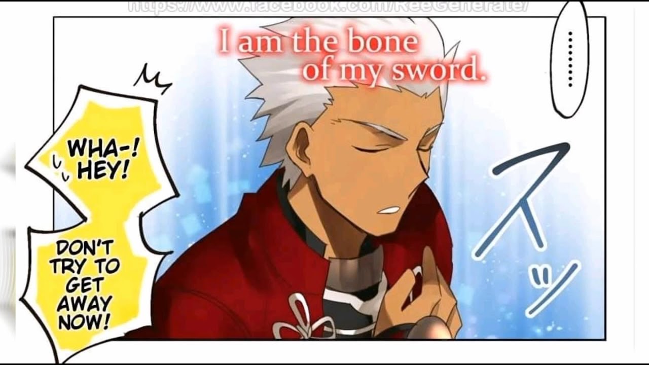 Another Purpose of EMIYA using Unlimited Blade Works [FGO Comic dub ...