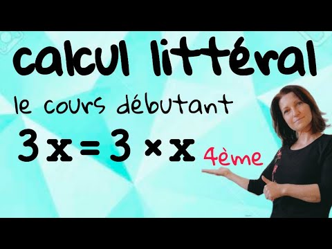 Calcul littéral = calculer avec des lettres. Abonnement gratuit donc ...