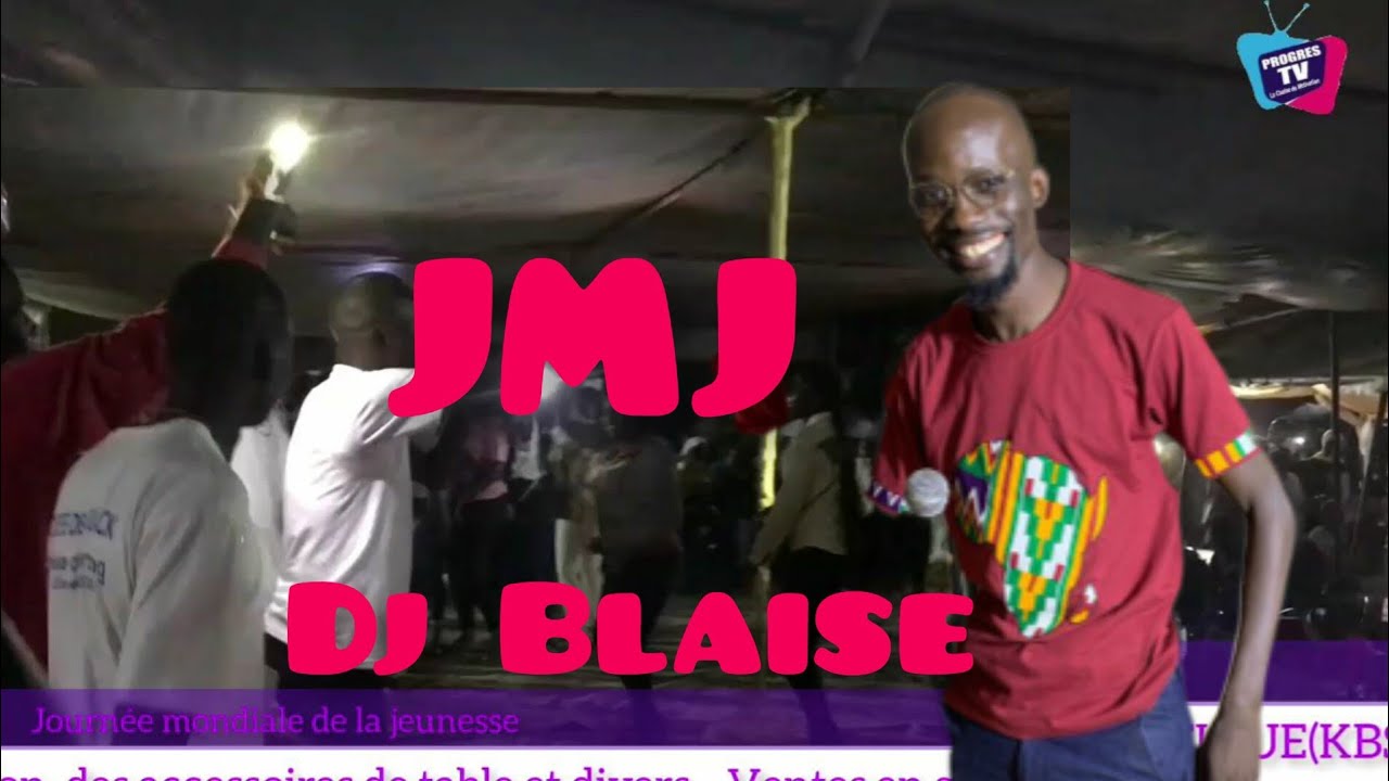 Prestation de Dj Blaise lors de la journée mondiale de la jeunesse ...