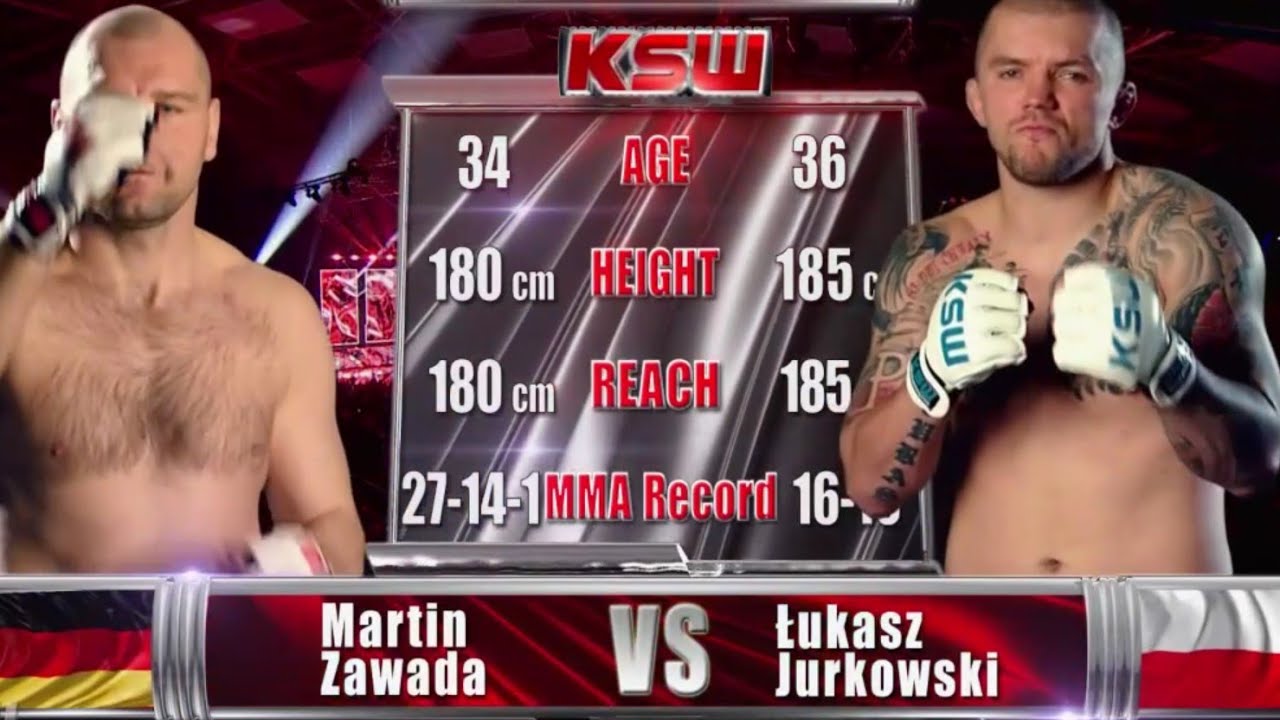 KSW FREE FIGHT Martin Zawada vs Łukasz Jurkowski. - YouTube