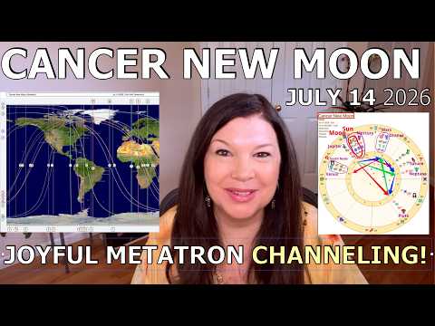 Cancer New Moon *Beautiful Metatron Channeling*  [7.14.26] Astrology Numerology AstroCartography