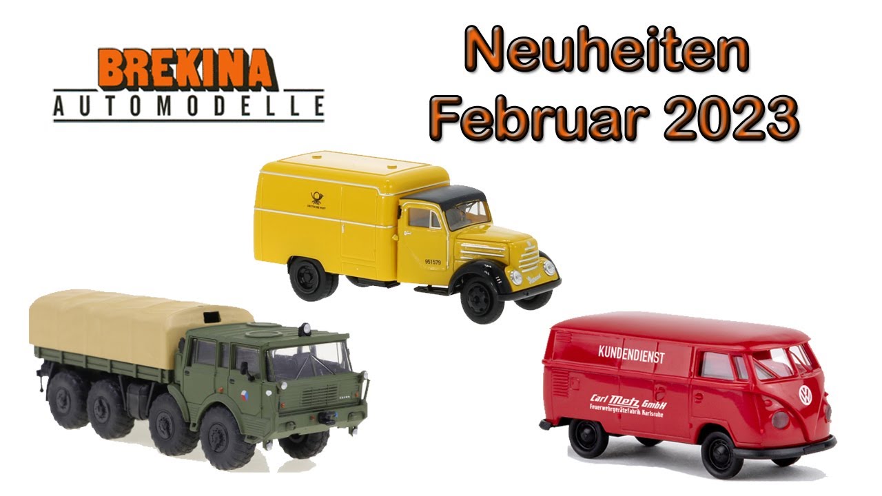 Brekina Spur H0 Modellauto Neuheiten | Februar 2023 - YouTube